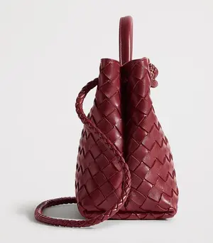 Bottega Veneta Small Andiamo Top-handle Bag - Red