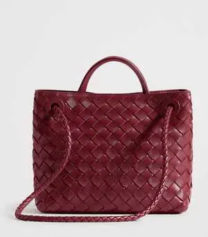 Bottega Veneta Small Andiamo Top-handle Bag - Red