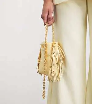 Maje Chain Shoulder Strap - Blue
