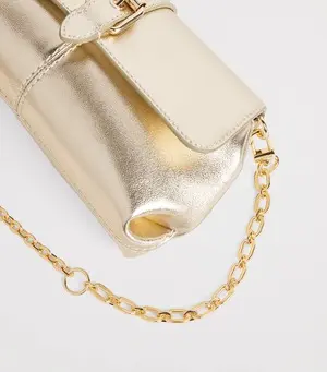 Maje Chain Shoulder Strap - Blue