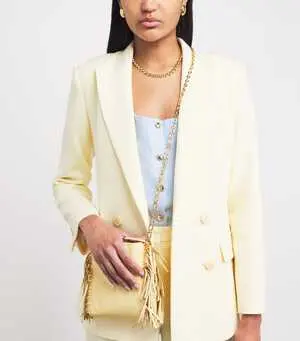 Maje Chain Shoulder Strap - Blue