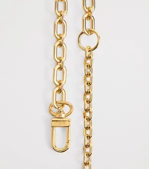 Maje Chain Shoulder Strap - Blue