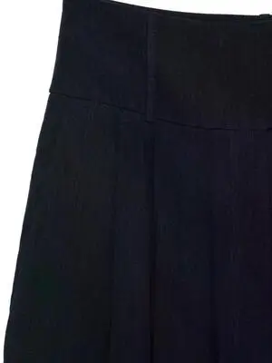 Viktor & Rolf Wide Leg Pleated Trousers - Blue