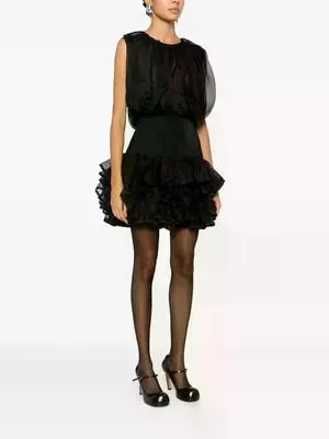 Viktor & Rolf Ruffled Bubble Mini Dress - Black