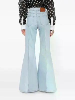Viktor & Rolf Paneled Flare Jeans