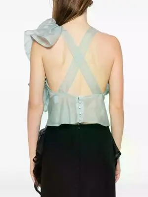 Viktor & Rolf Volant Top - Blue