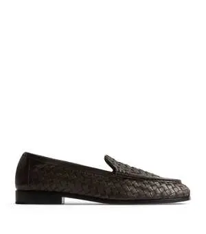 Bottega Veneta Woven Loafers For Men