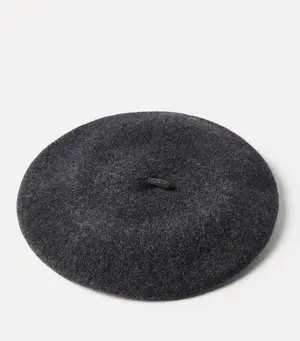 Brunello Cucinelli Wool Felt Beret - Black