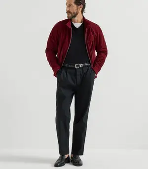 Brunello Cucinelli Cashmere-silk V-neck Sweater - Black