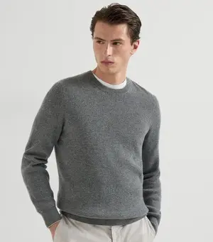 Brunello Cucinelli Cashmere Ribbed Sweater