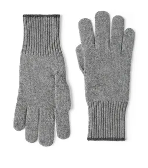 Brunello Cucinelli Knitted Gloves For Men