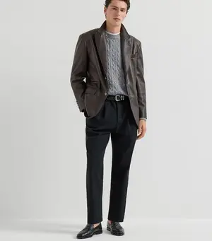 Brunello Cucinelli Cashmere Cable-knit Sweater - Grey
