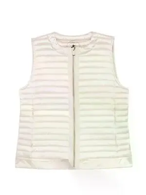 SAVE THE DUCK Quilted Sleeveless Gilet - Neutrals