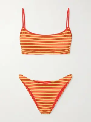LIDO Striped Undici Bikini - Orange
