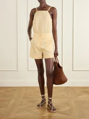 ERES Enjouée Linen Shorts - Yellow