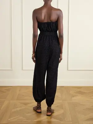 ERES Silk And Cotton-blend Jacquard Jumpsuit