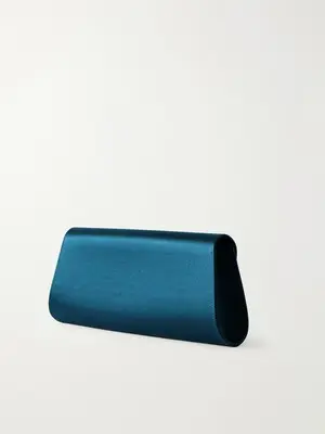 HUNTING SEASON Opera Satin Clutch - Blue