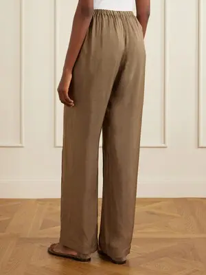 RÓHE Houndstooth Jersey Wide-leg Trousers