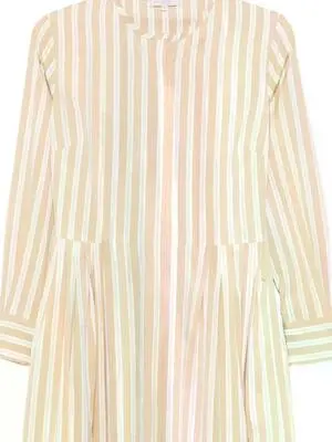 Antonelli Firenze Striped Pleated Dress