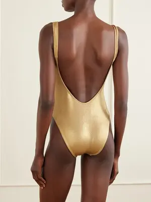 SARA CRISTINA Olympic Embellished One-piece Swimsuit