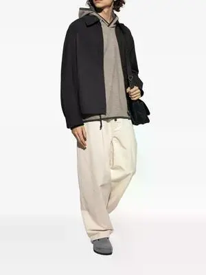 Sease Trimmed-edges Wool Hoodie