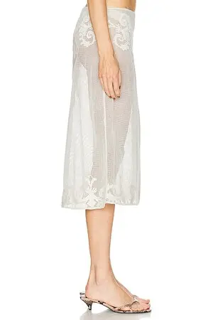 L'academie Fallon Midi Skirt