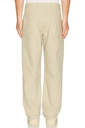 Reigning Champ Cotton Canvas Grounds Standard Pant - Sand