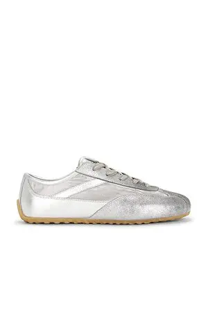 Alexander McQueen Boxe Sneaker Metallic - Silver