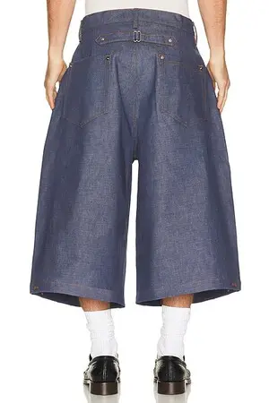 ART COMMUNITY Diptych Japanese Denim Jorts