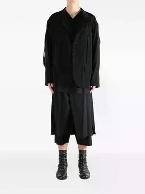 Yohji Yamamoto Graphic-print Silk Shirt