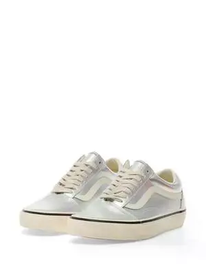 VANS Old Skool Metallic-effect Sneakers - Silver