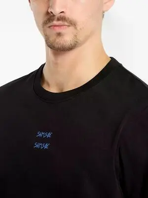 SAMSOE SAMSOE Graphic-print T-shirt - Black