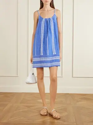 LEMLEM Zine Cotton-gauze Mini Dress