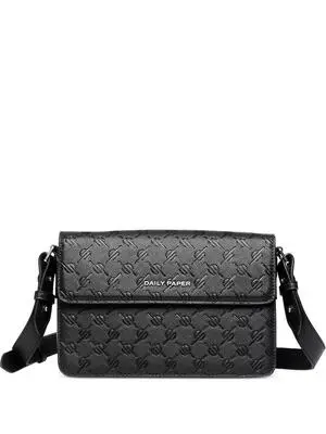 DAILY PAPER Monogram Debossed Shoulder Bag