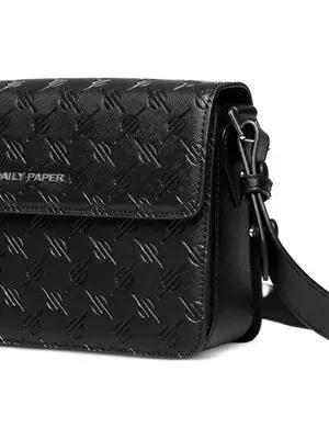 DAILY PAPER Monogram Debossed Shoulder Bag