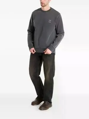 SAMSOE SAMSOE Logo-print Sweatshirt - Grey
