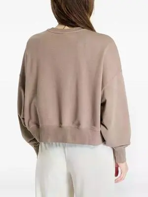 PUMA Logo-embroidered Cropped Sweater