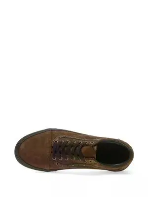 VANS Old Skool Star-detailed Suede Sneakers - Brown
