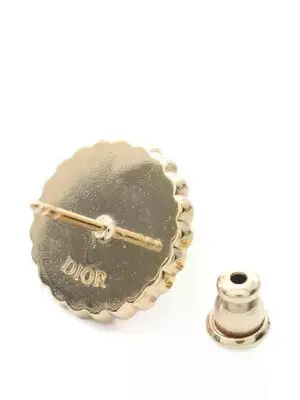 Dior 2010s Petit Cd Baroque Earrings