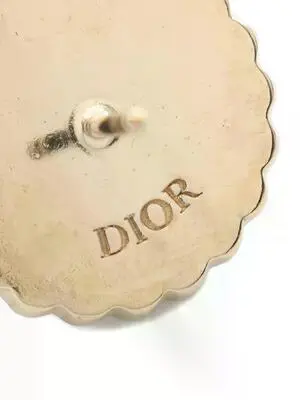 Dior 2010s Petit Cd Baroque Earrings
