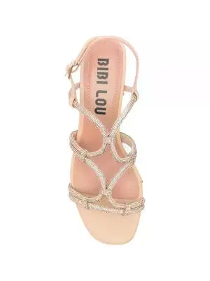 BIBI LOU Quail Crystal-embellished Caged Sandals