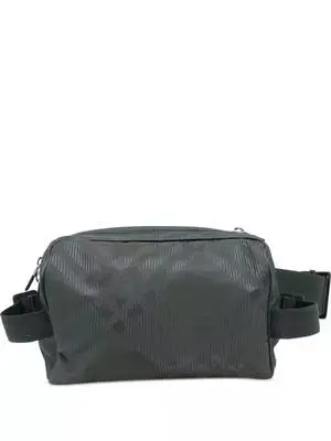 Burberry Check-jacquard Belt Bag - Green