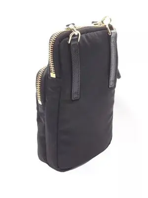 Prada Tessuto Double Zip Phone Holder Crossbody Bag