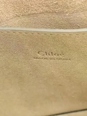 Chloé Faye Small Suede And Calfskin Crossbody Bag - Brown