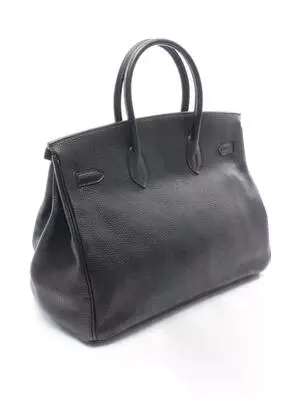 Hermès 2004 Togo Birkin Retourne 35 Handbag - Black