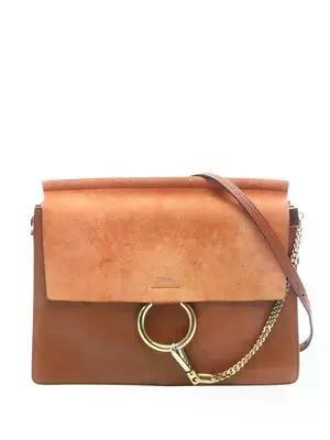 Chloé 2010-2026 Faye Crossbody Bag - Brown