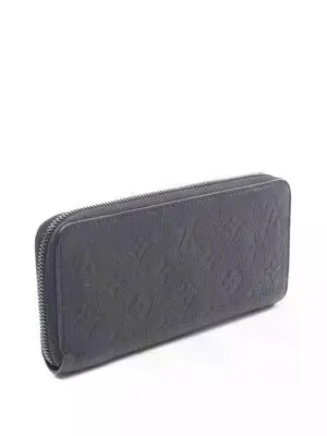 LOUIS VUITTON 2021-2026 Monogram Empreinte Zippy Wallet Long Wallets - Black