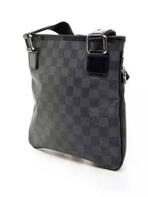 LOUIS VUITTON 2010 Damier Graphite Thomas Crossbody Bag - Black