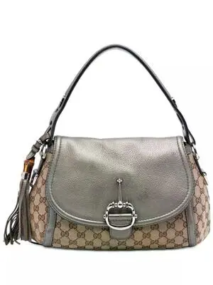 Gucci Gg Canvas Techno Horsebit Satchel