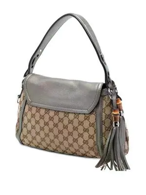 Gucci Gg Canvas Techno Horsebit Satchel